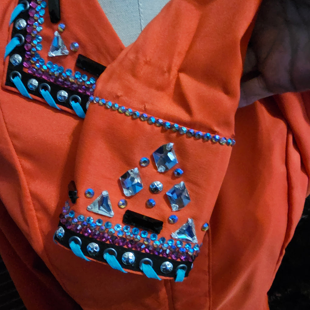 Showtime Coral Red Show Shirt Size Small – Rock & Rail Western Wear