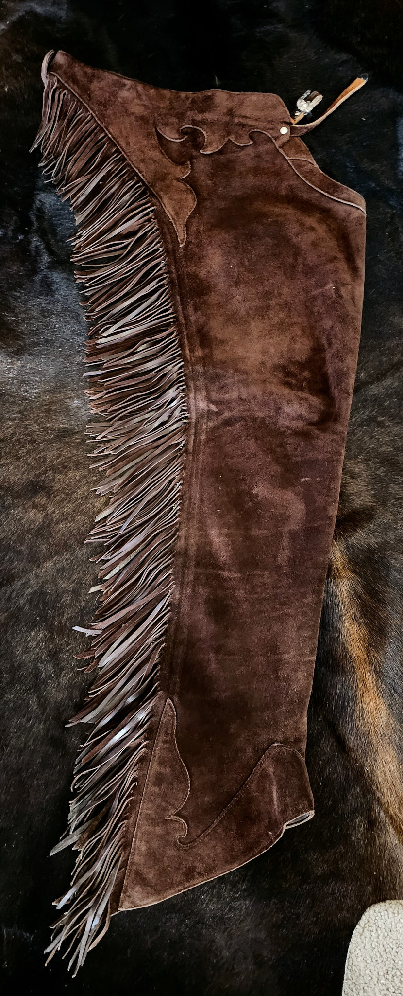 R Berry Fit Top Grain Chocolate Chaps Adult Medium – Rock & Rail ...