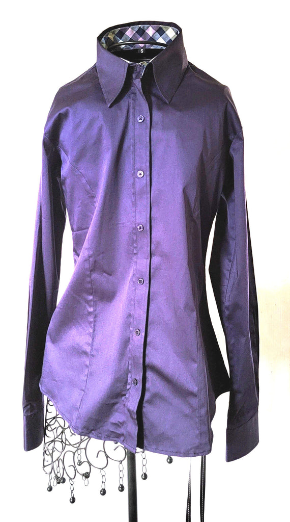 Faux Button Up Shirt with Full length Hidden Zipper by RHC – Rock ...