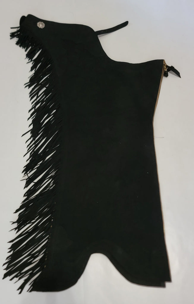 R Youth Large/XLarge Chaps by Beth Black Ultrasuede Chaps – Rock & Rail ...