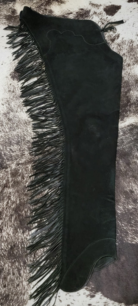 Top Grain Adult Small Black Chaps Very Nice – Rock & Rail Western Wear