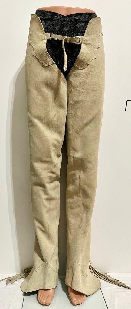 HOBBY HORSE SAND ADULT LARGE SUEDE CHAPS – Rock & Rail Western Wear